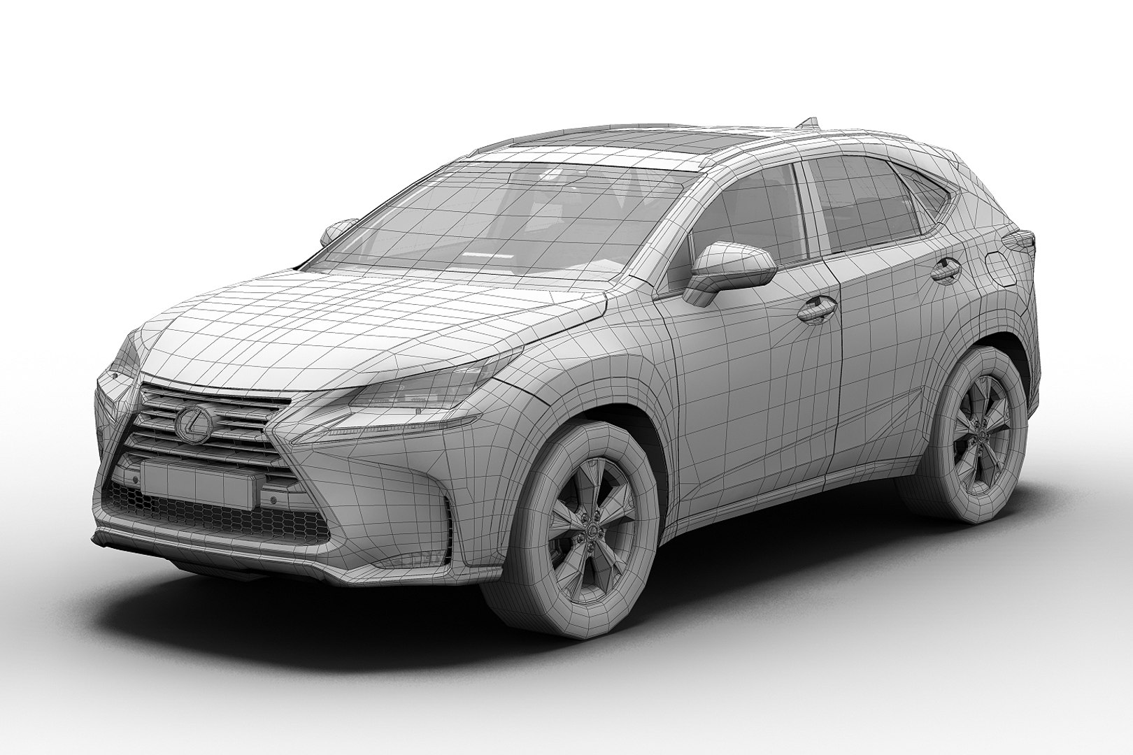 lexus nx 300h 3d max