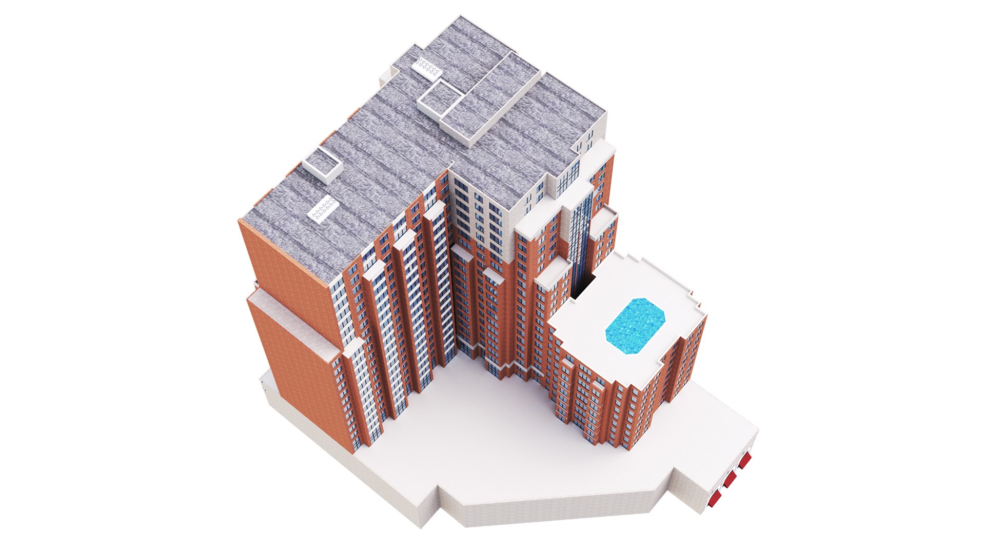 3D Building 2425 Eisenhower Ave Alexandria USA - TurboSquid 1991494