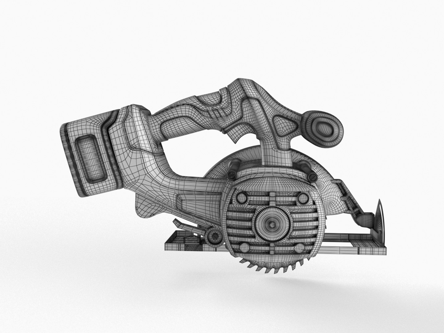 Cordless Circular Saw 3D Model - TurboSquid 1715973