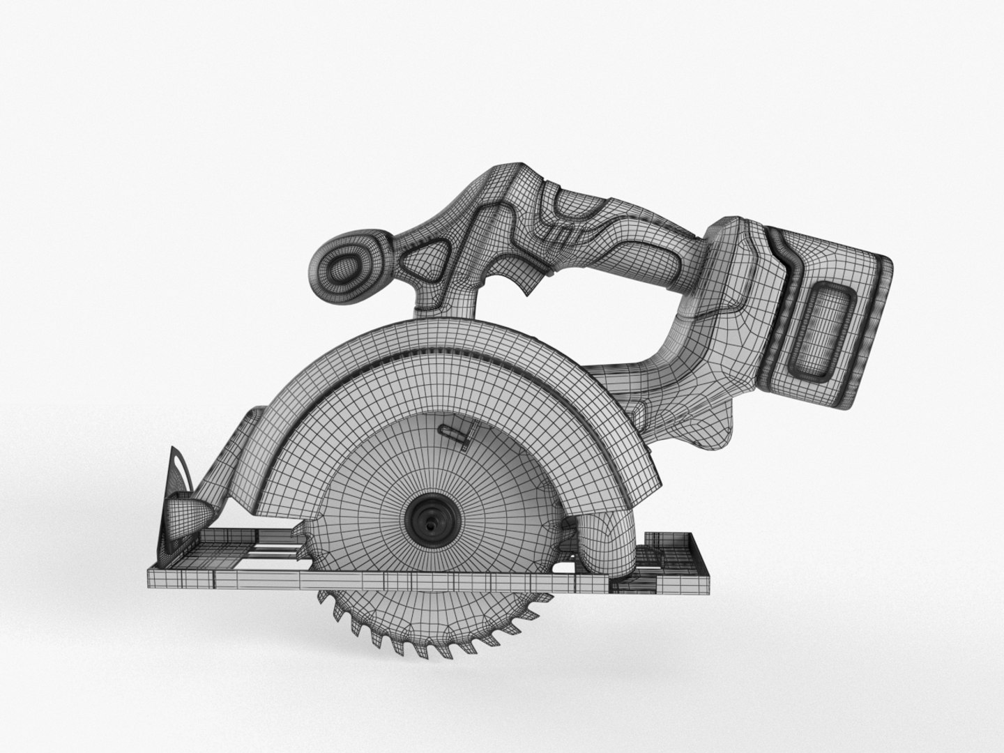 Cordless Circular Saw 3D Model - TurboSquid 1715973