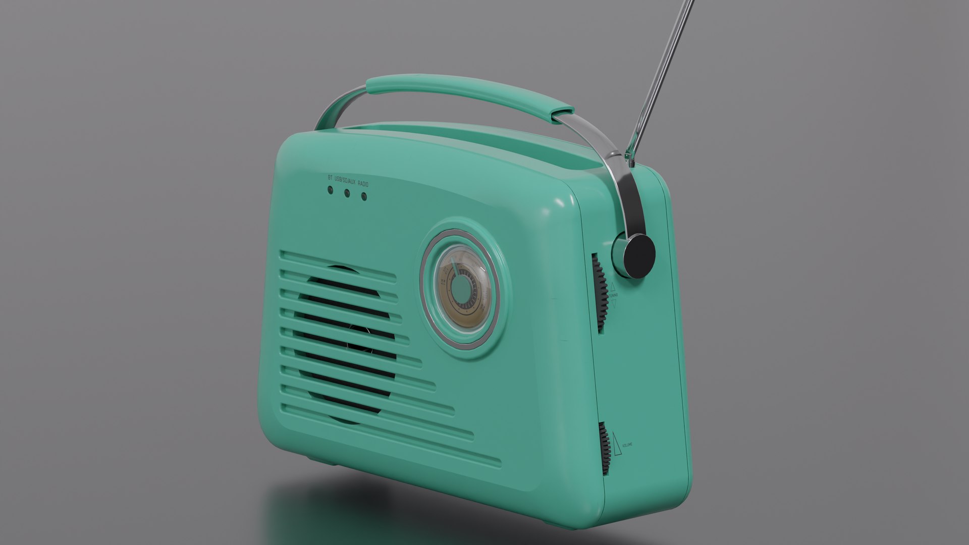 Vintage Inspired Radio Model - TurboSquid 2228814