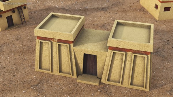 modelo 3d Puerta árabe realista al patio. - TurboSquid 2202975