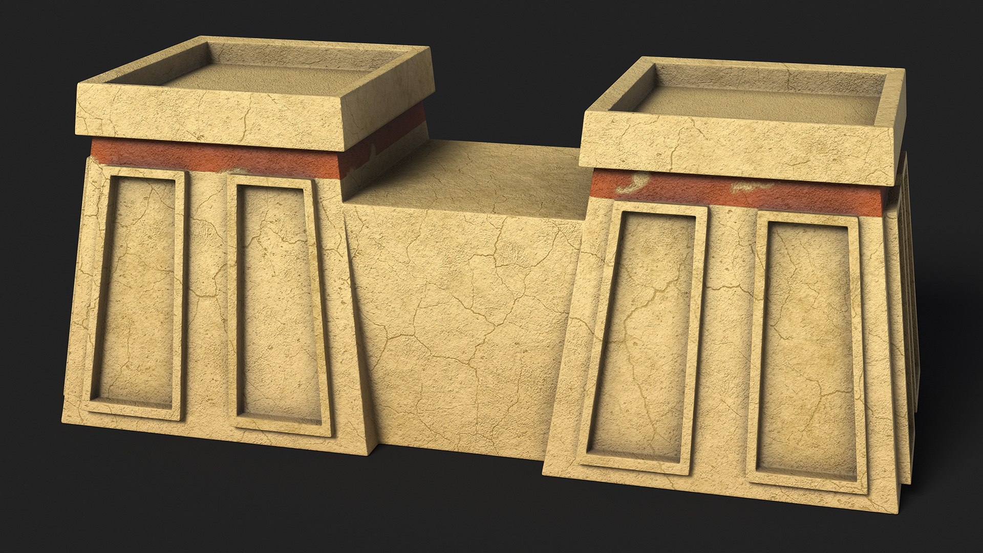 Realistic Arab Gate To The Yard 3D Model - TurboSquid 2202975