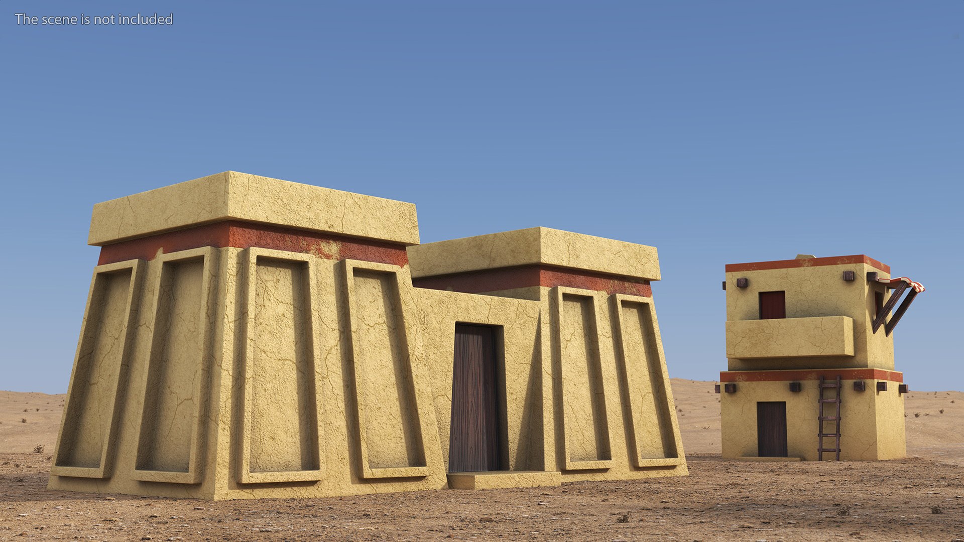 Realistic Arab Gate To The Yard 3D Model - TurboSquid 2202975