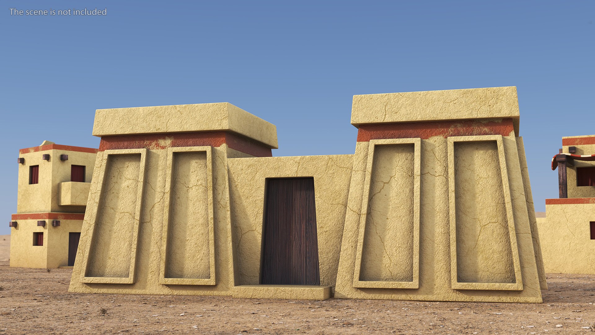 Realistic Arab Gate To The Yard 3D Model - TurboSquid 2202975
