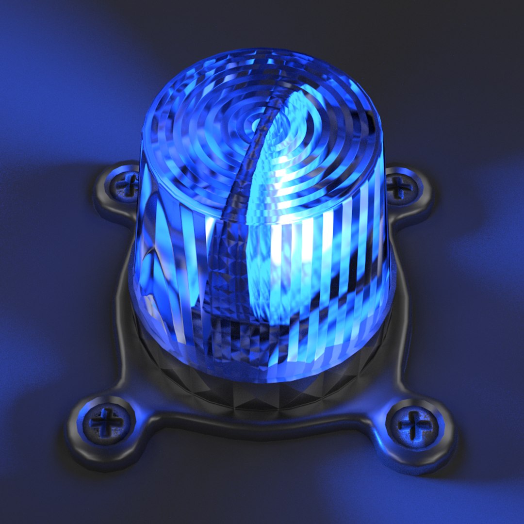 Siren Lighting 3d Model