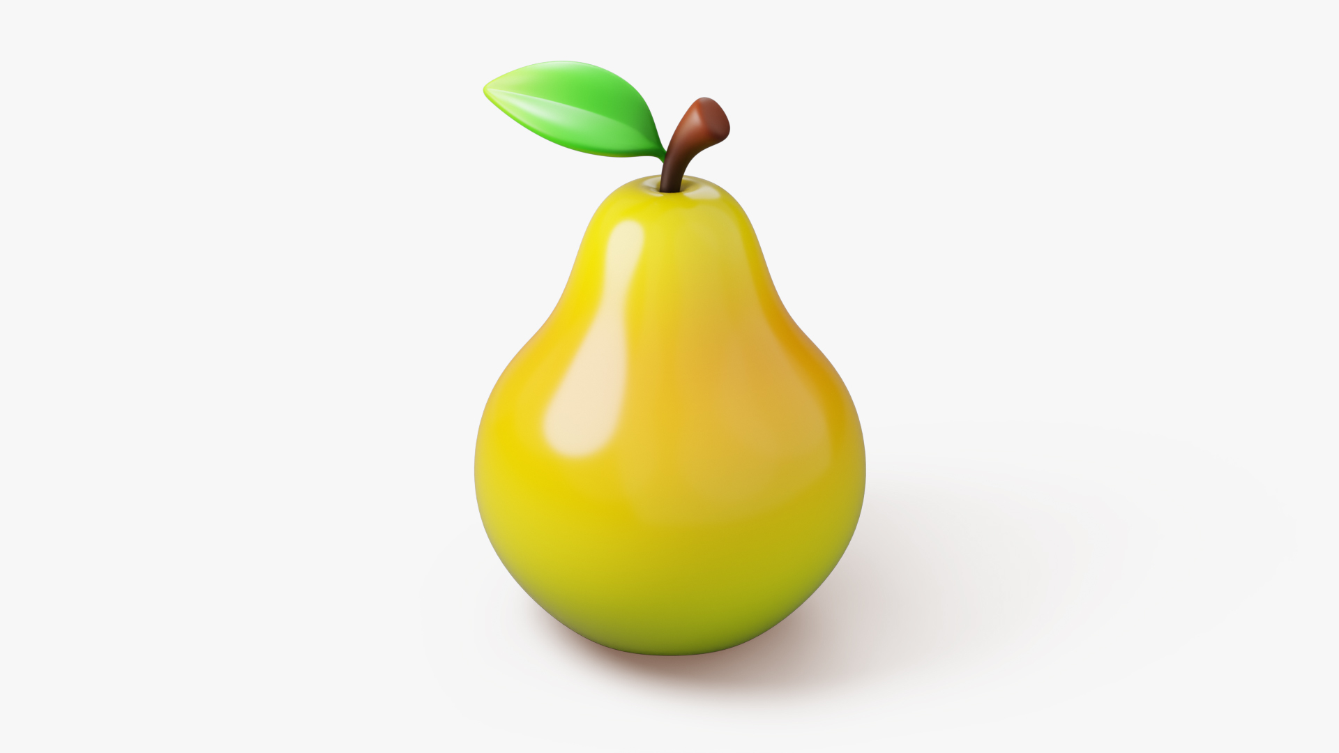 Pear Fruit Stylized 3D Model - TurboSquid 2360420