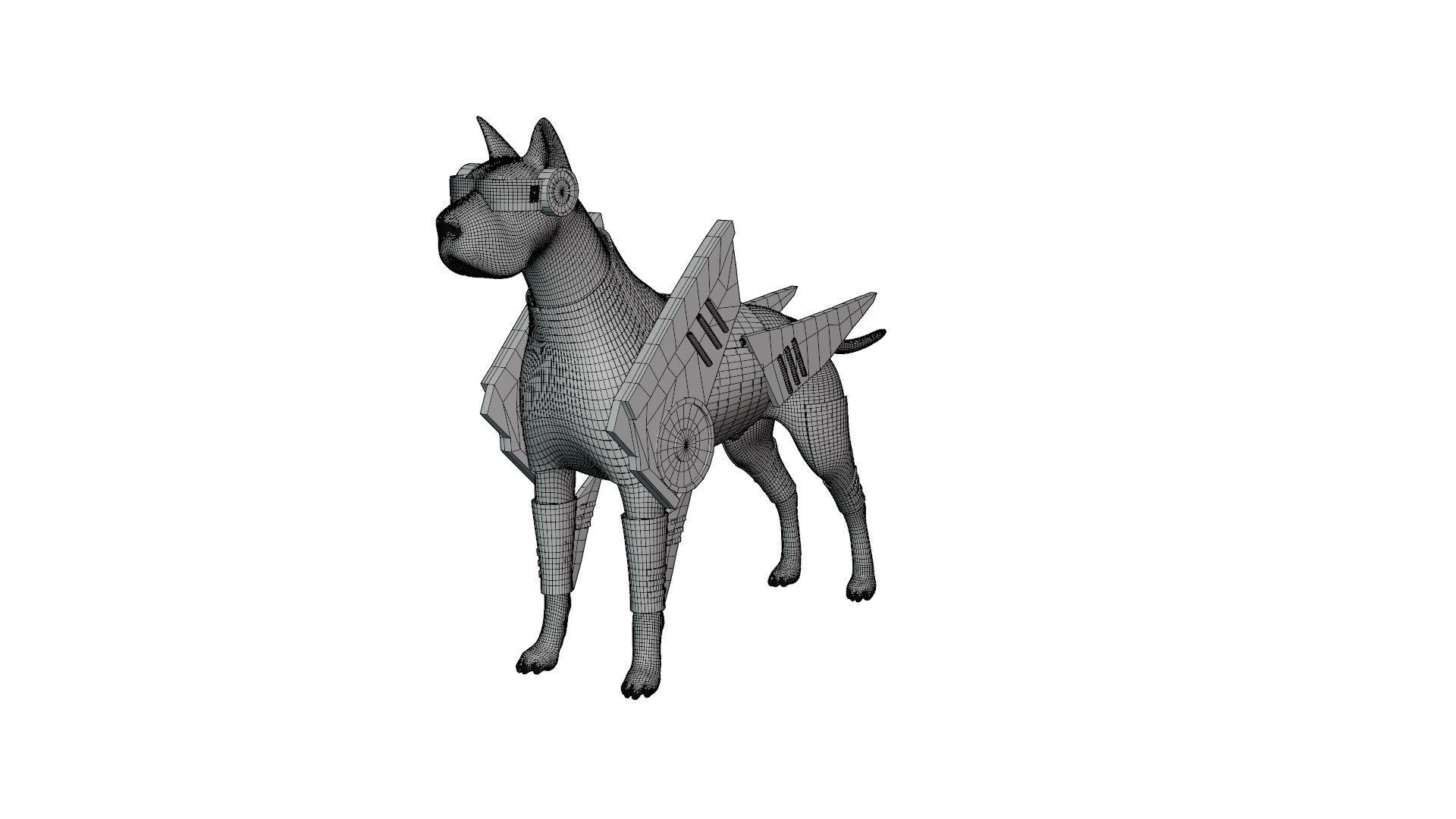 Dog Armor Science 3D Model - TurboSquid 2152994