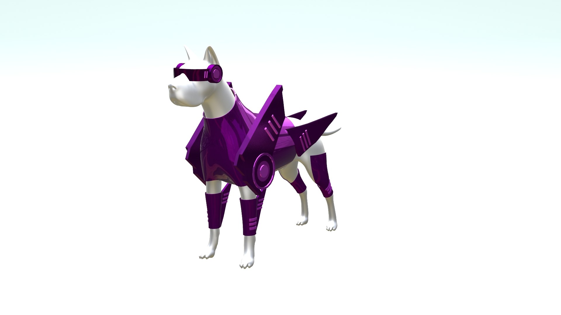 Dog Armor Science 3D Model - TurboSquid 2152994