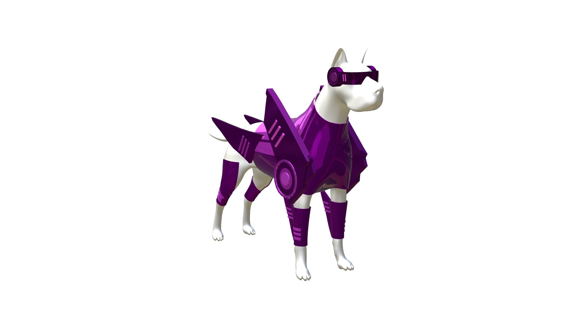 Dog Armor Science 3D Model - TurboSquid 2152994