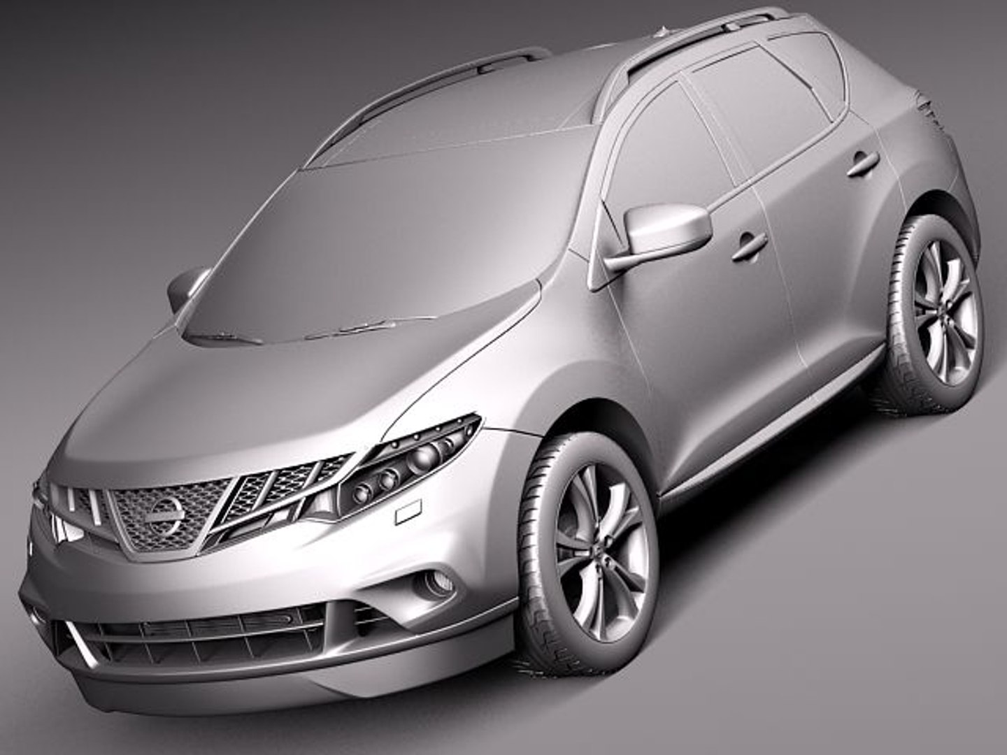 3d Model Nissan Murano 2012