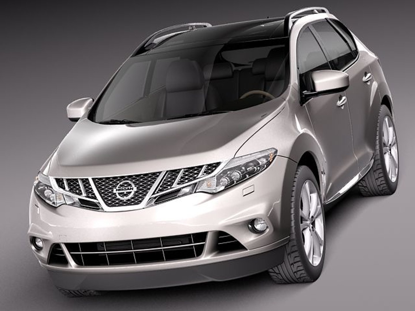 3d Model Nissan Murano 2012