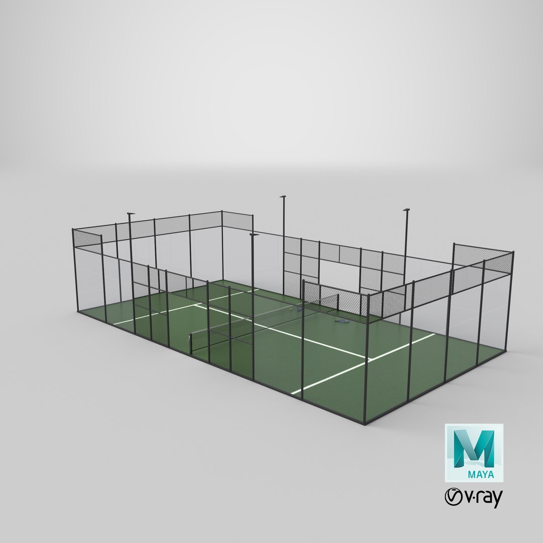3D Padel Tennis Court 02 - TurboSquid 2052406