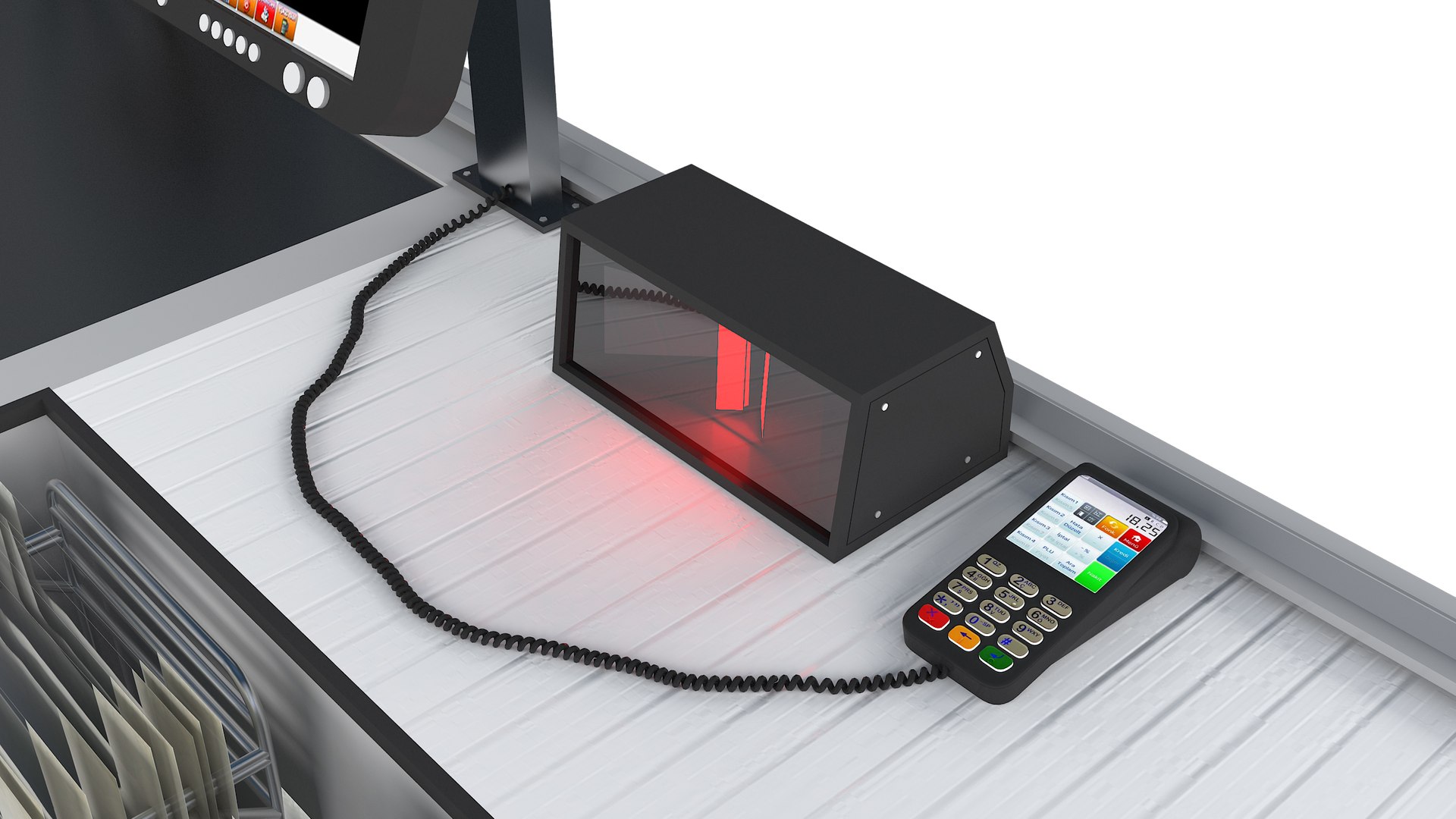 Cash Cashier 3D Model - TurboSquid 1573181
