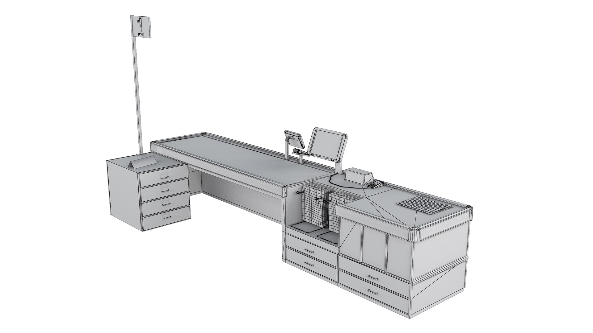 Cash Cashier 3D Model - TurboSquid 1573181