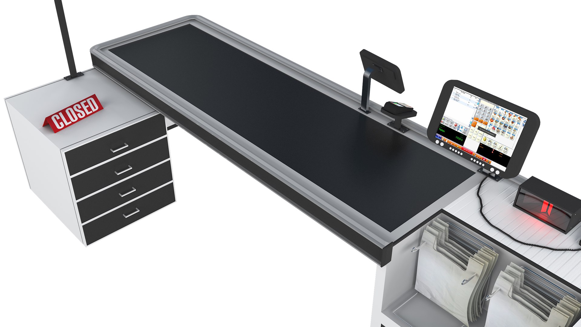 Cash Cashier 3D Model - TurboSquid 1573181