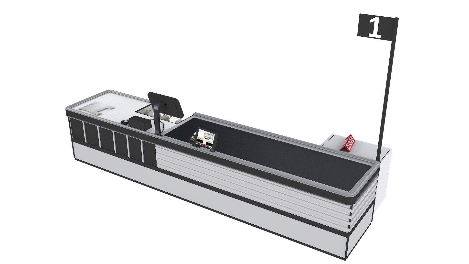 Cash Cashier 3D Model - TurboSquid 1573181