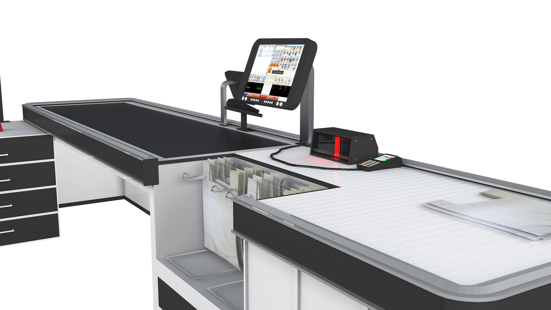 Cash Cashier 3D Model - TurboSquid 1573181