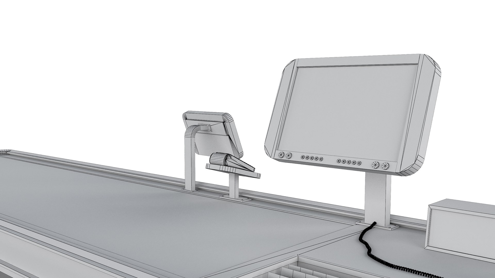 Cash Cashier 3D Model - TurboSquid 1573181