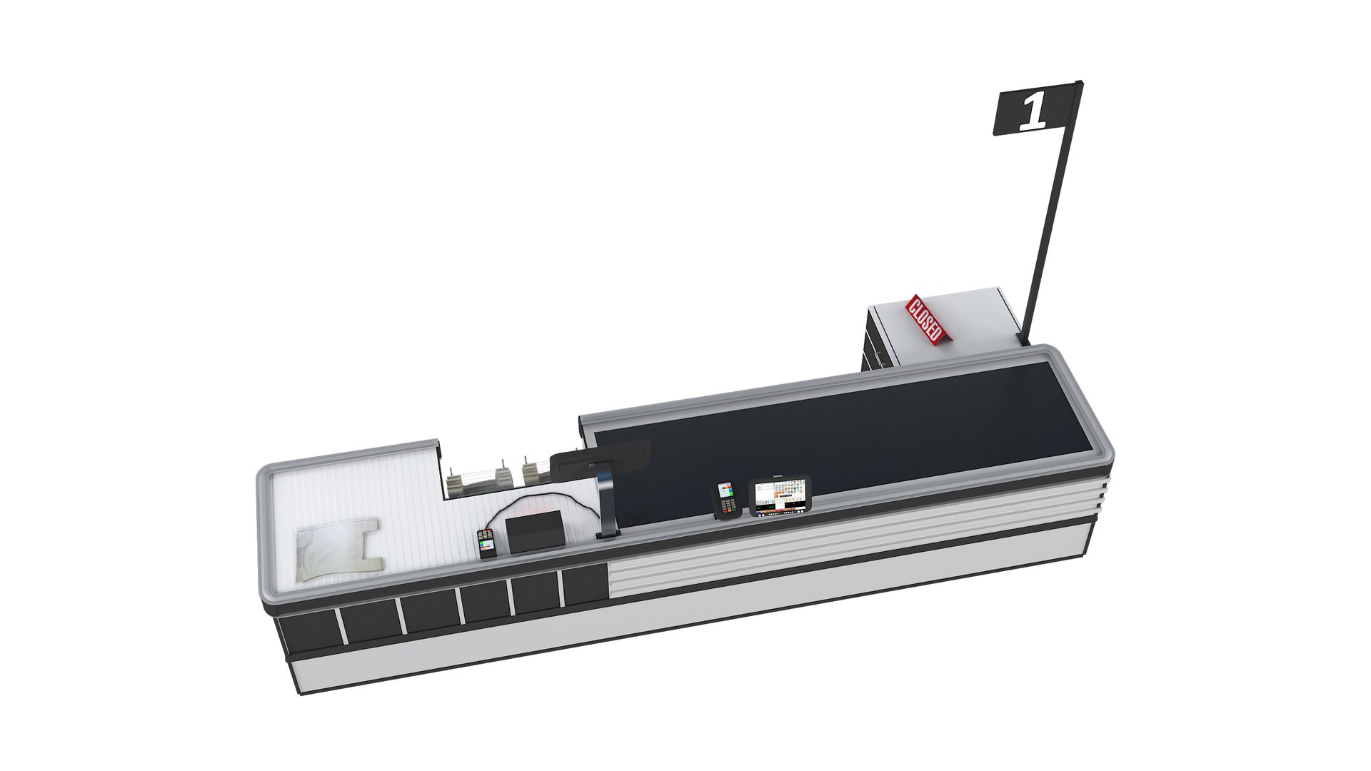 Cash Cashier 3D Model - TurboSquid 1573181