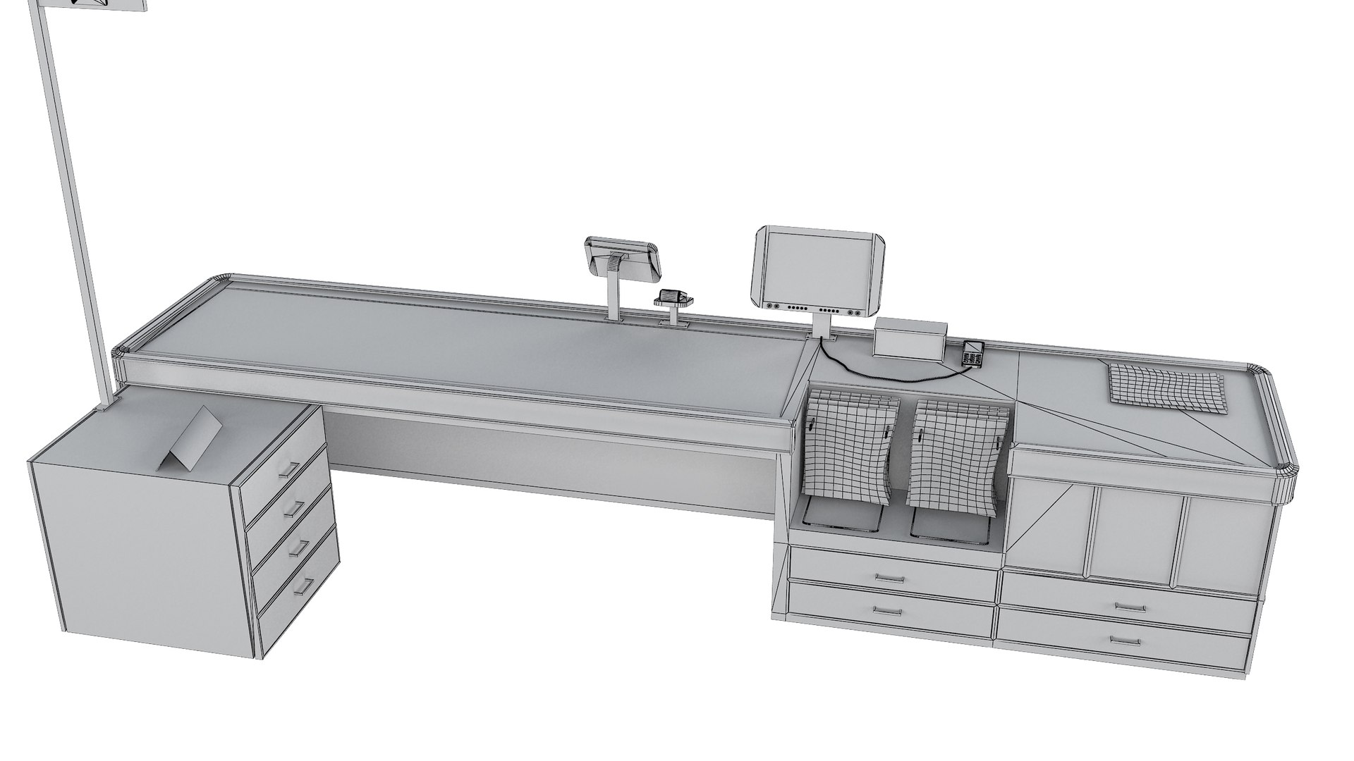 Cash Cashier 3D Model - TurboSquid 1573181