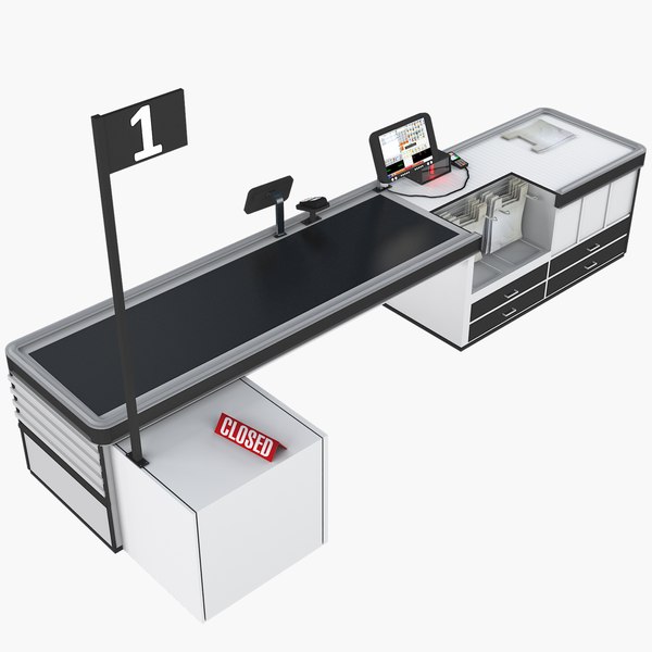 3D Cashier Models | TurboSquid
