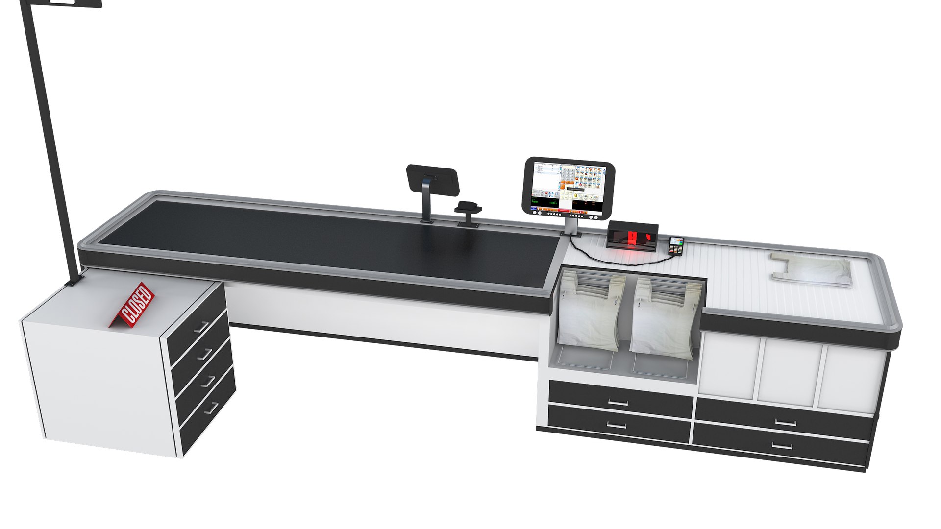 Cash Cashier 3D Model - TurboSquid 1573181