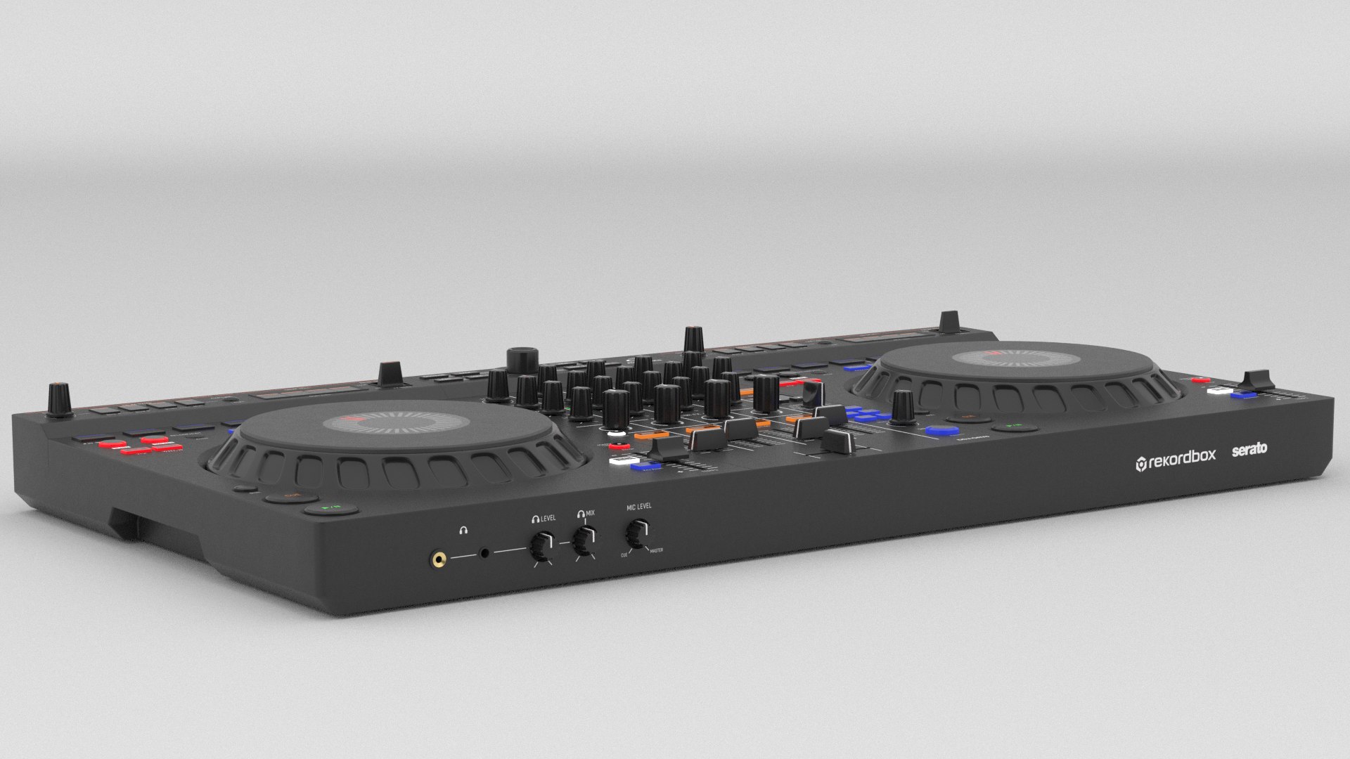Pioneer DDJ GRV6 4-channel Performance DJ Controller 3D Model ...