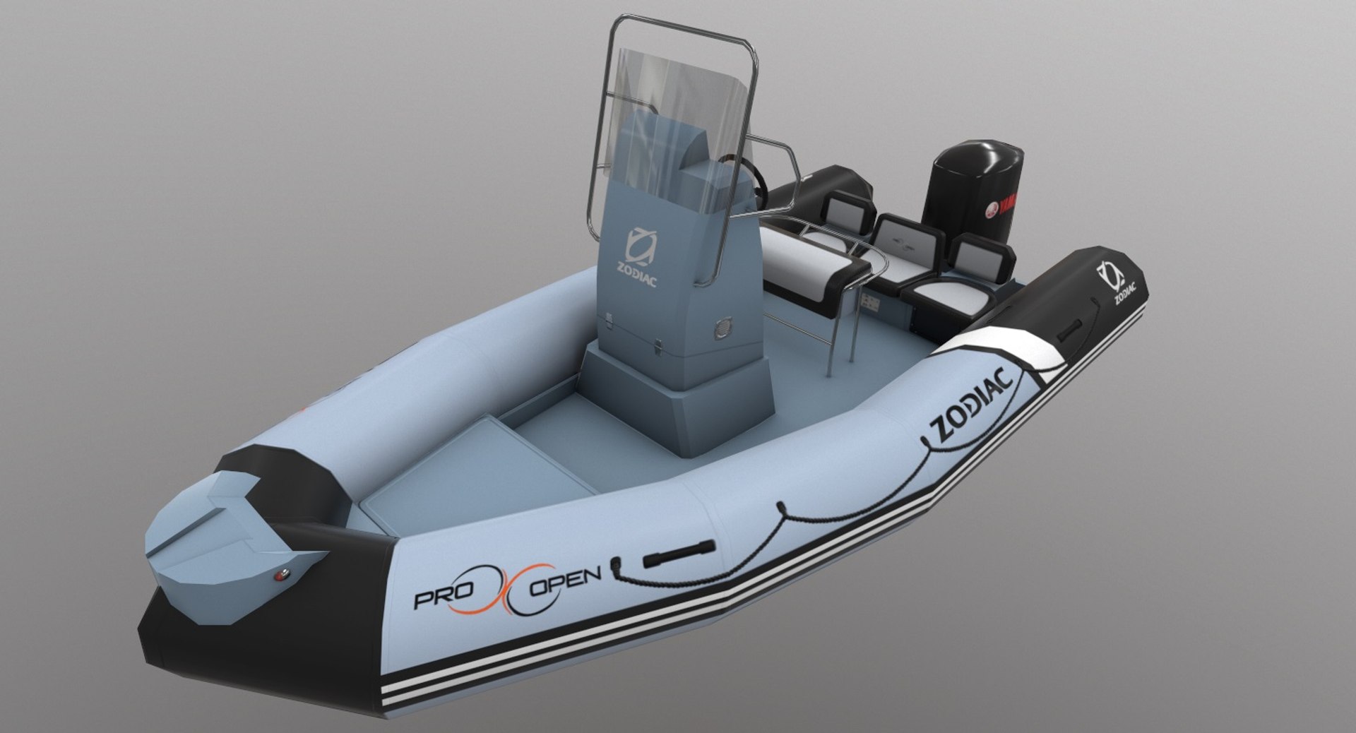 Zodiac pro open 650 3D - TurboSquid 1295880