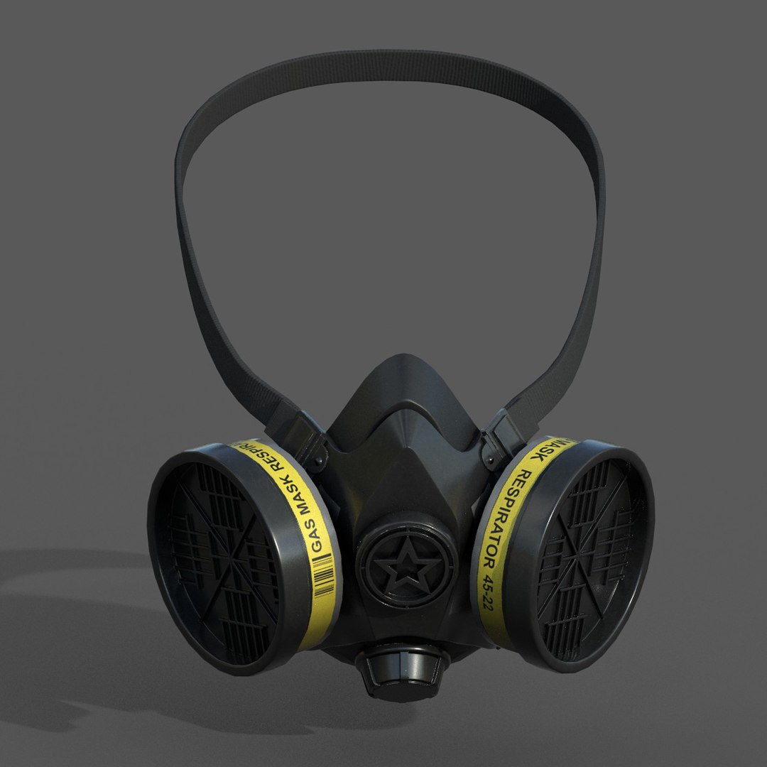 3D Gas Mask Model - TurboSquid 1557707
