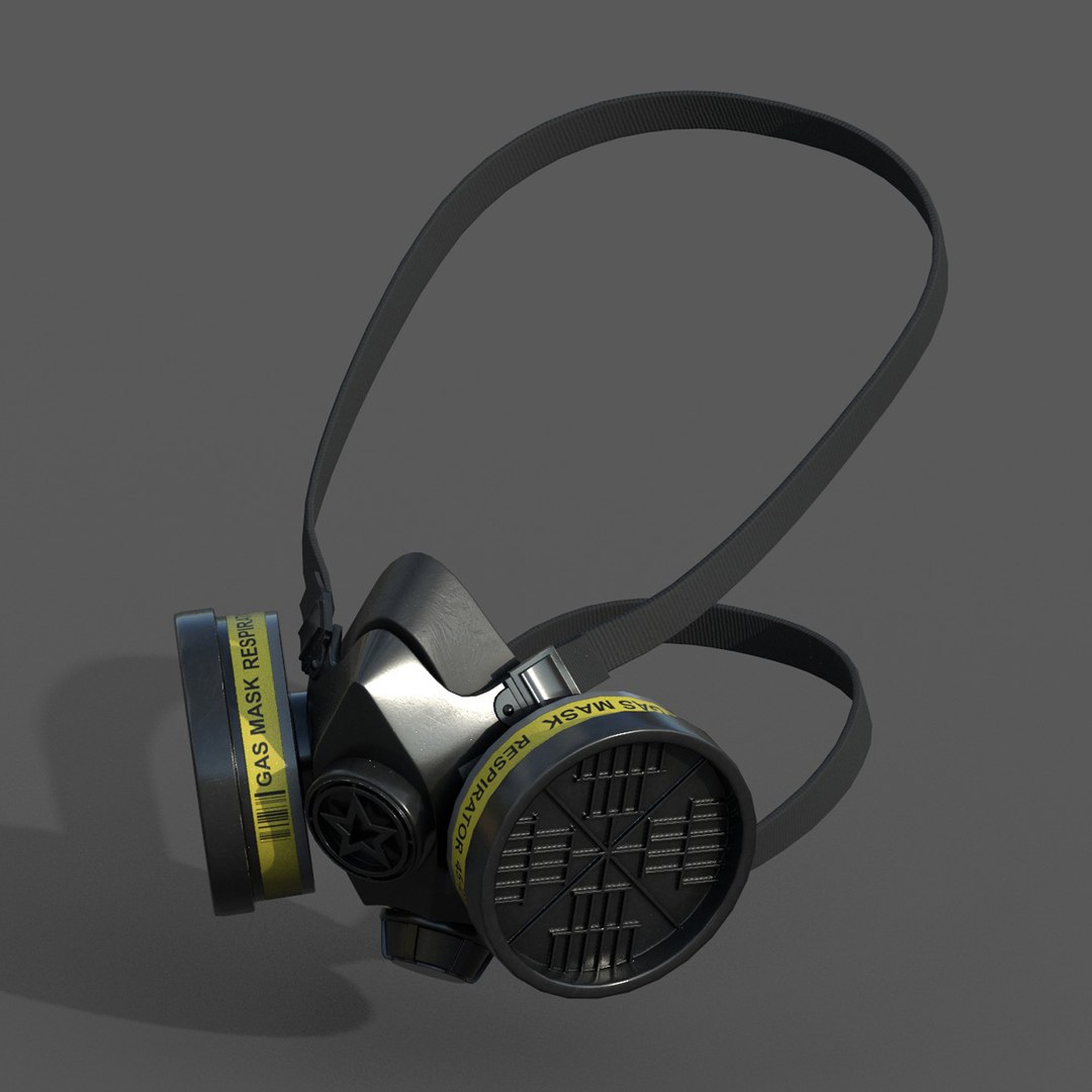 3D Gas Mask Model - TurboSquid 1557707