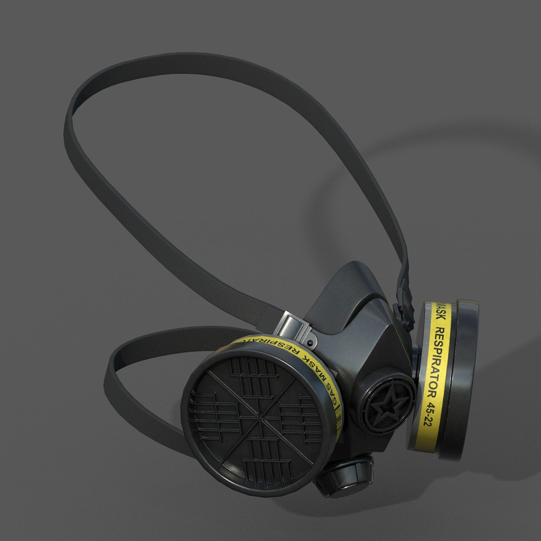 3D Gas Mask Model - TurboSquid 1557707