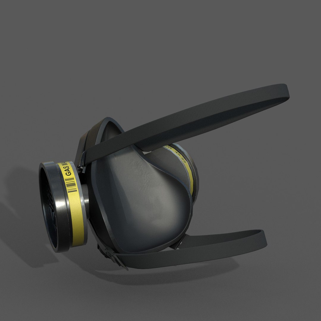3D Gas Mask Model - TurboSquid 1557707
