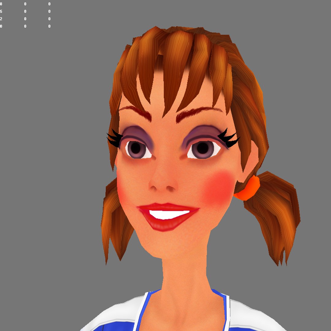 3d Cheerleader Dancer Cheer-leader