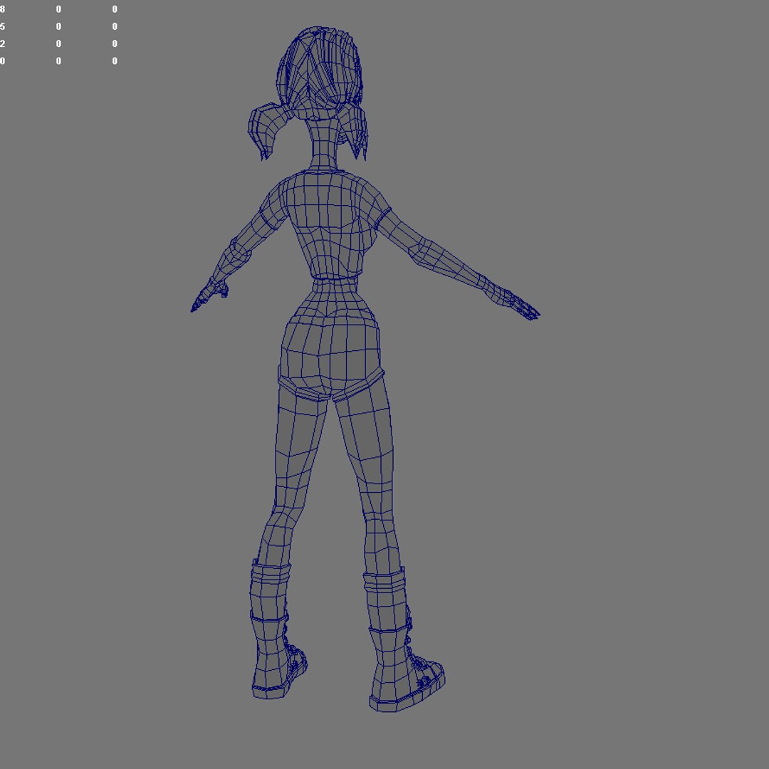 3d Cheerleader Dancer Cheer-leader