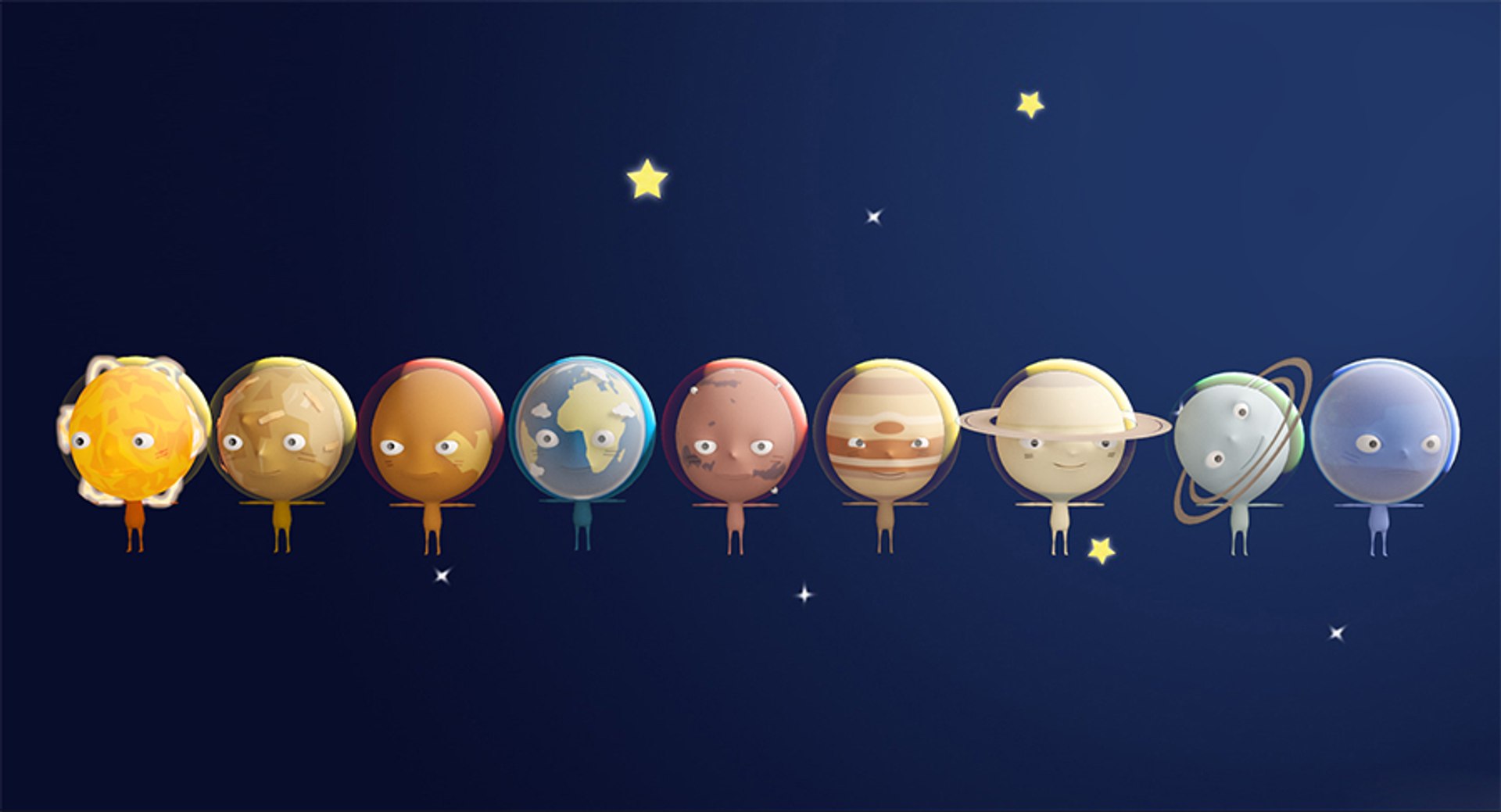 Cartoon Planets Max