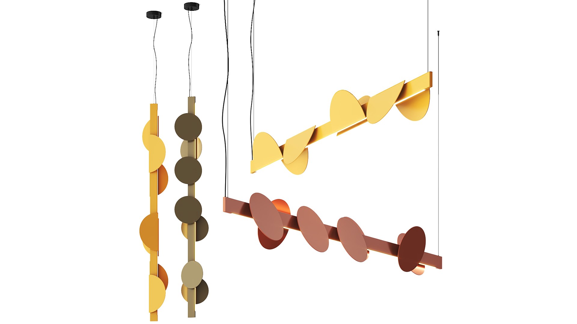 Sundown Ronda Design Pendant Lamp 3D model - TurboSquid 2128279