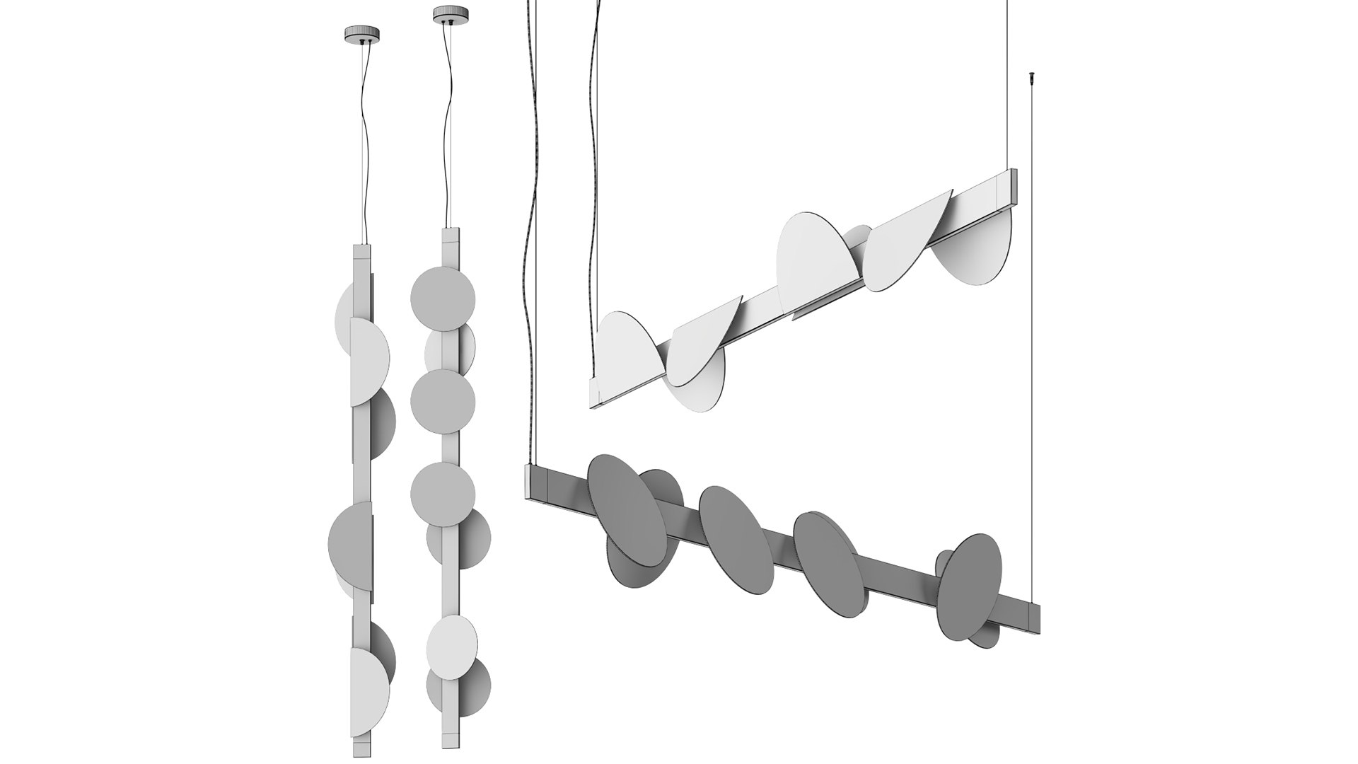 Sundown Ronda Design Pendant Lamp 3D model - TurboSquid 2128279