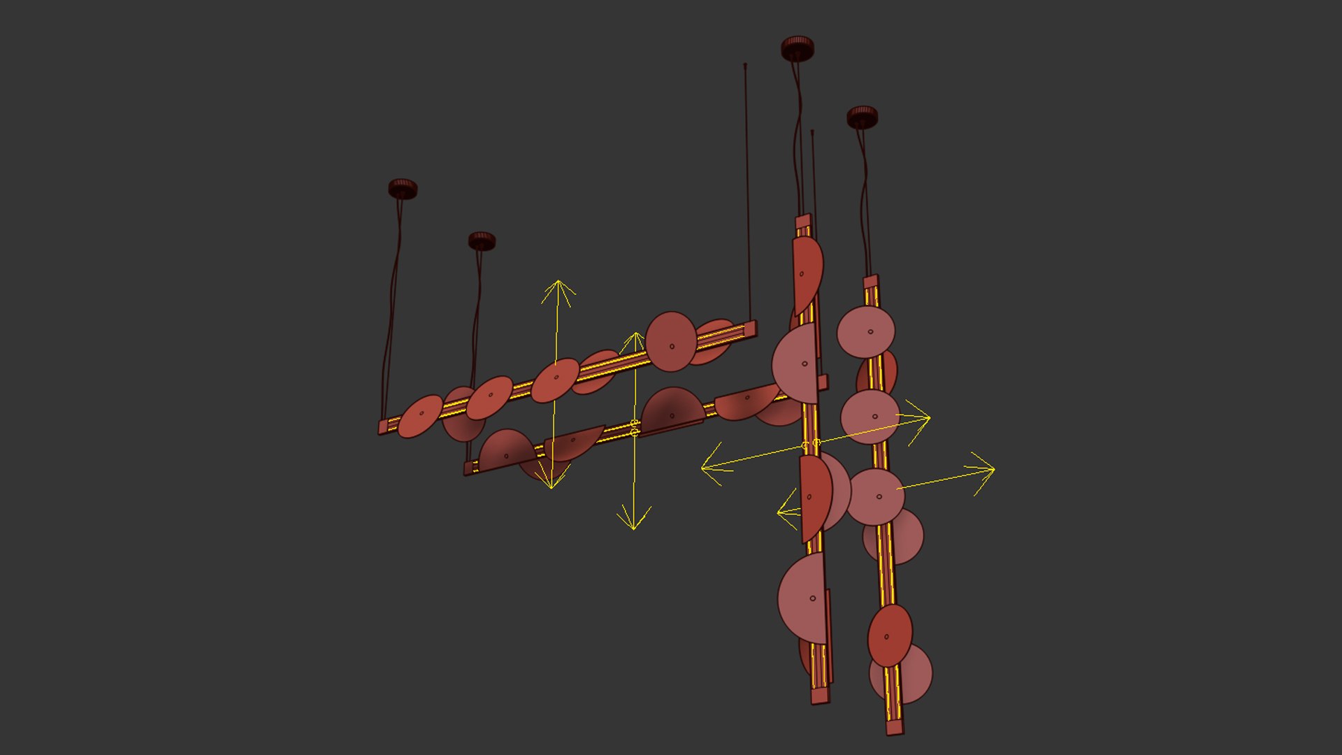 Sundown Ronda Design Pendant Lamp 3D model - TurboSquid 2128279