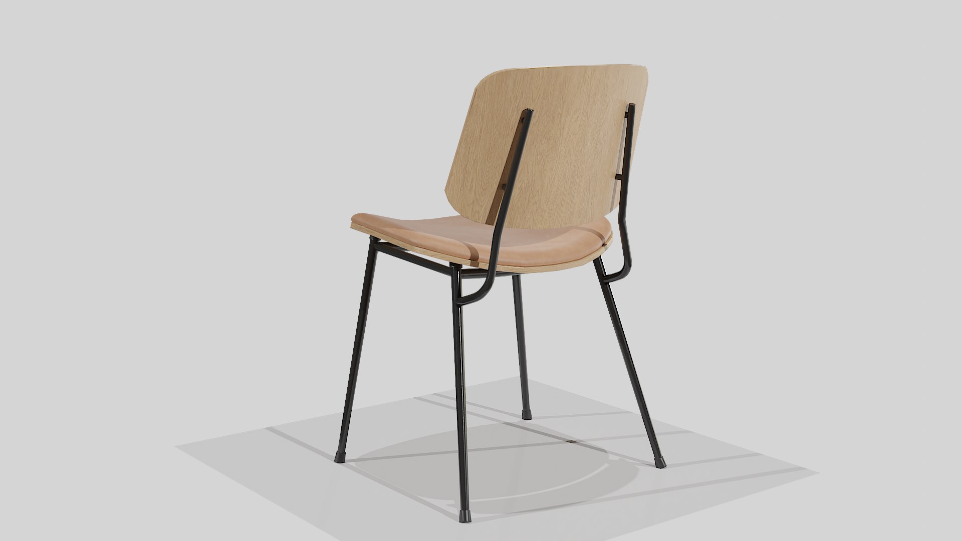 Design Soborg Chair Metallic 3D Model - TurboSquid 1585984