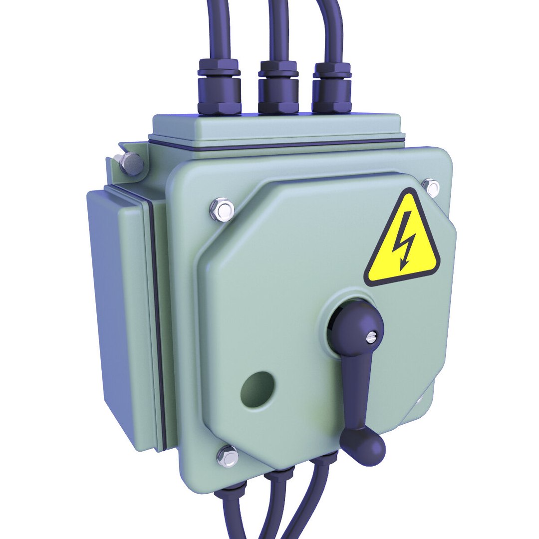 3D Model Industrial Electrical Switch 3 - TurboSquid 1864168