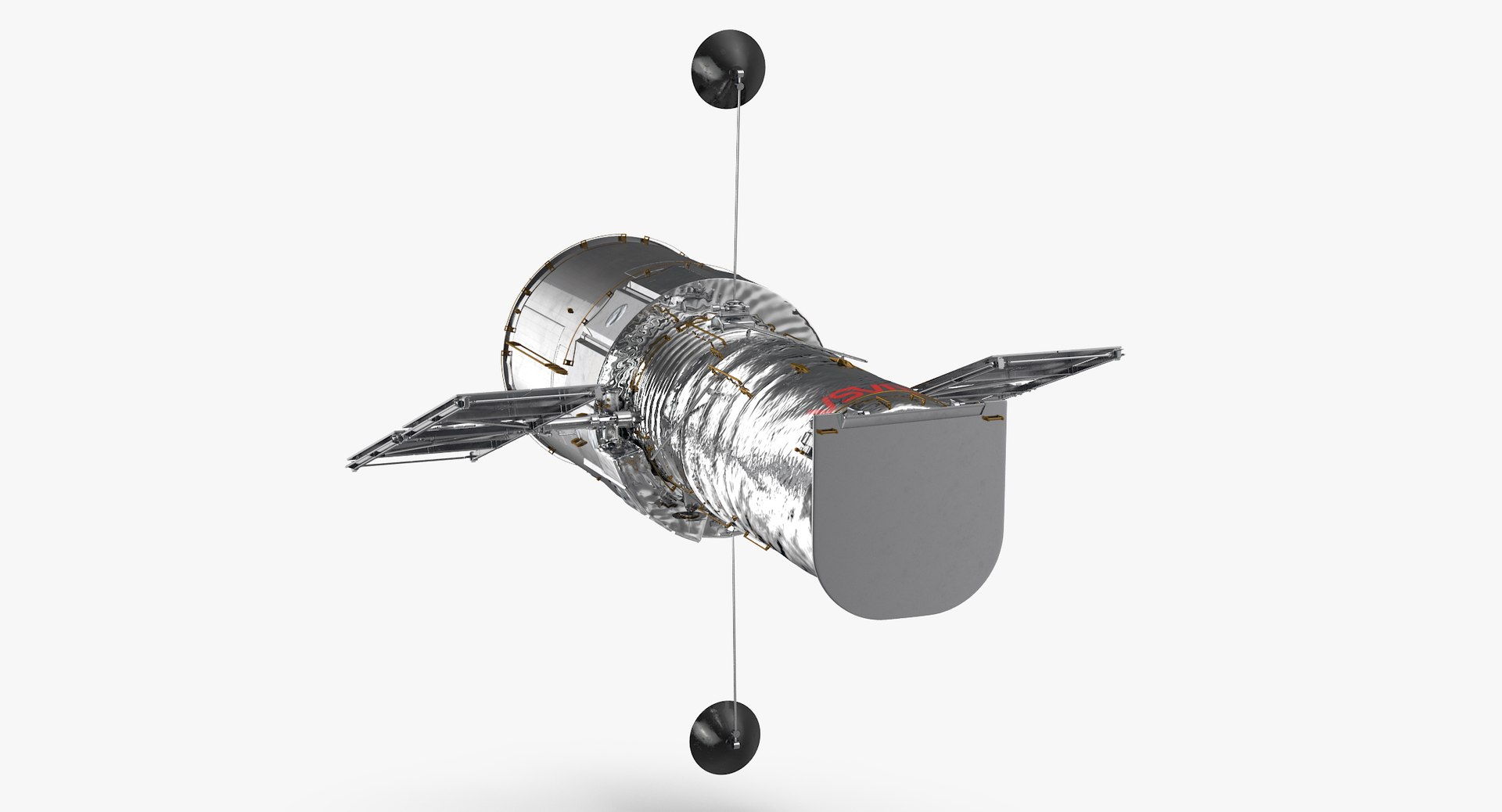 3d hubble space telescope model
