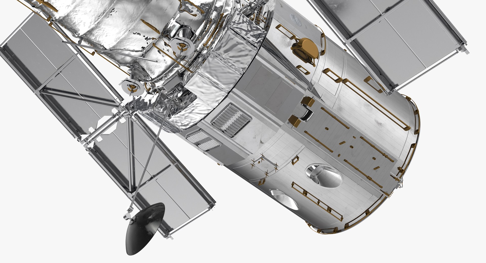 3d hubble space telescope model