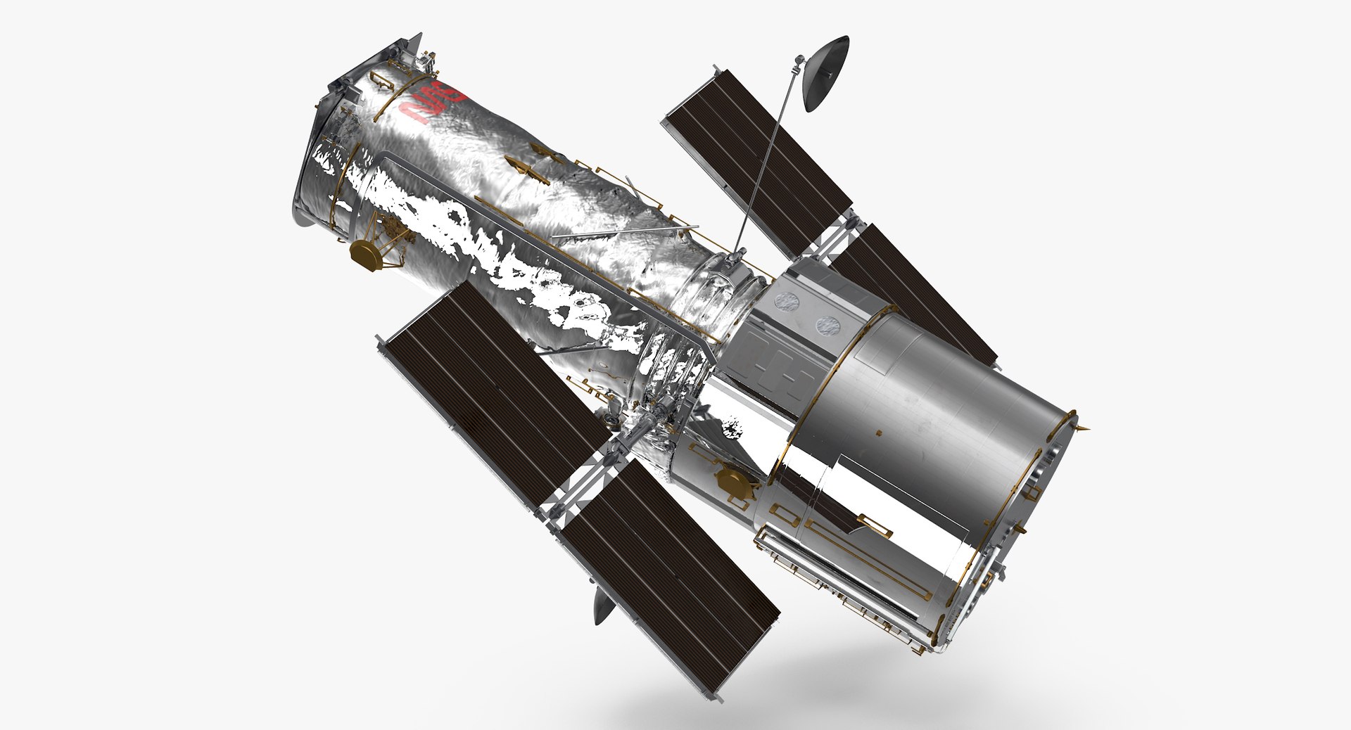 3d hubble space telescope model