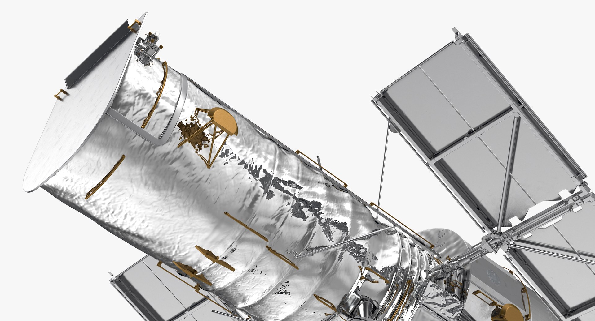 3d hubble space telescope model