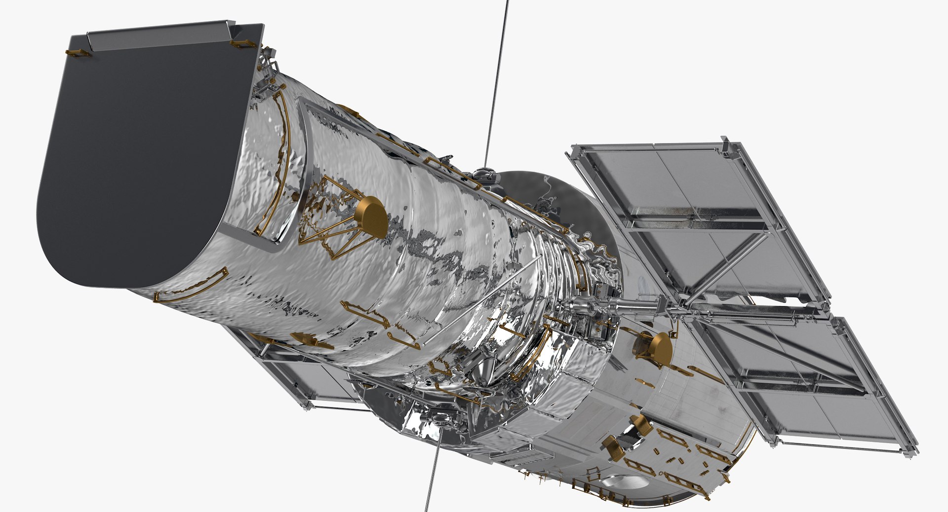 3d hubble space telescope model
