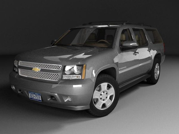 chevrolet suburban gmt900 3d max