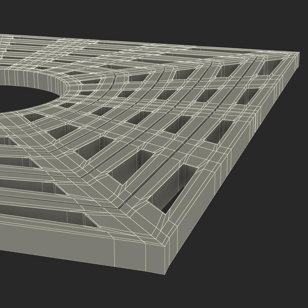Tree Grate 3 3d Model