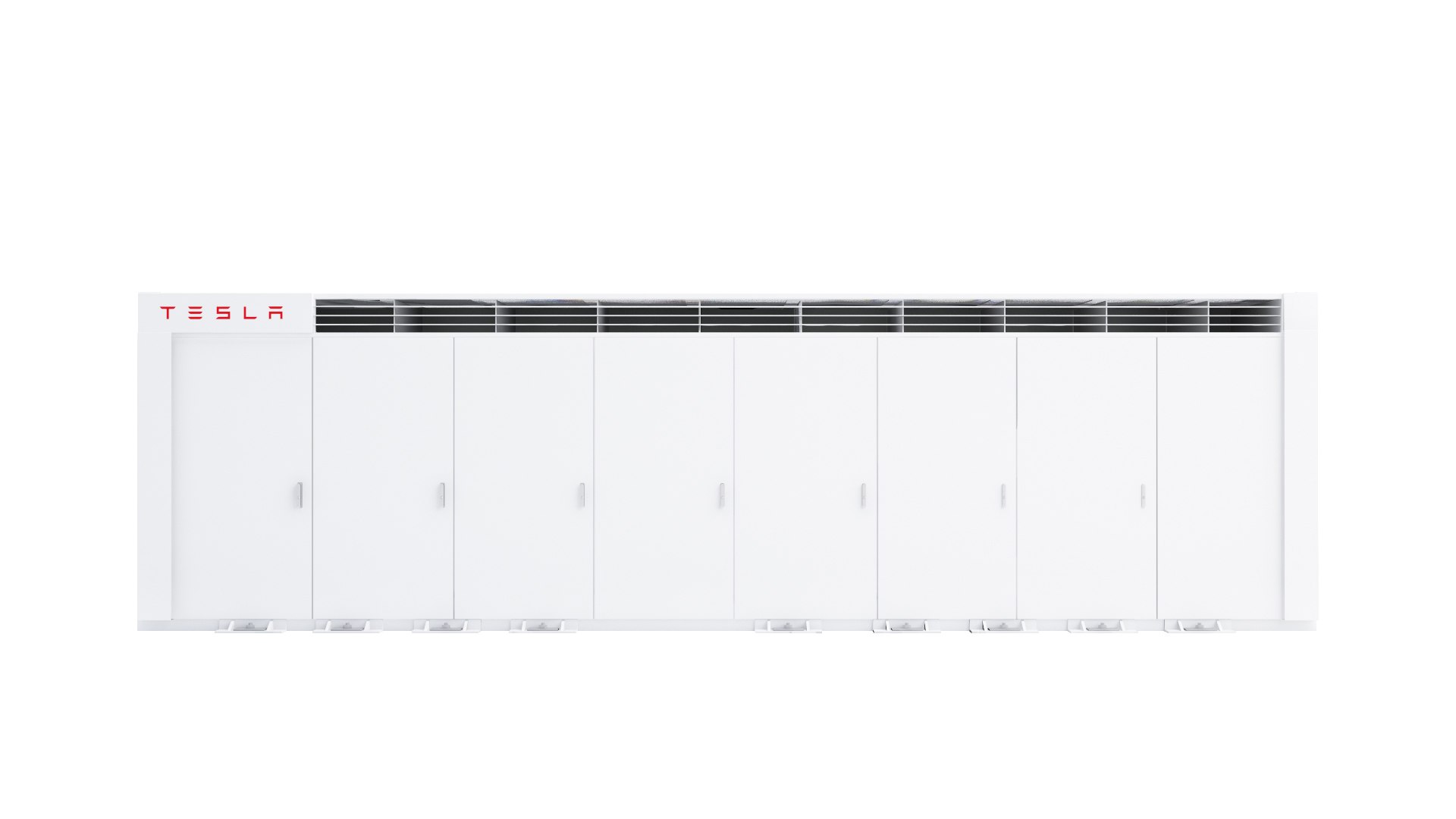 Tesla Megapack 3D Model - TurboSquid 1978010