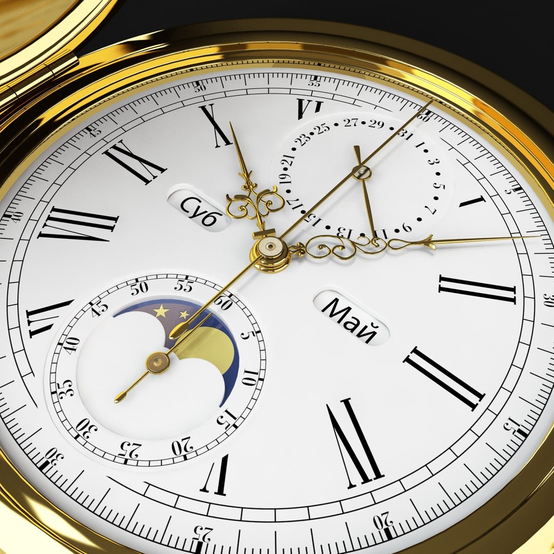 Stopwatch Russian Watches 3d Max